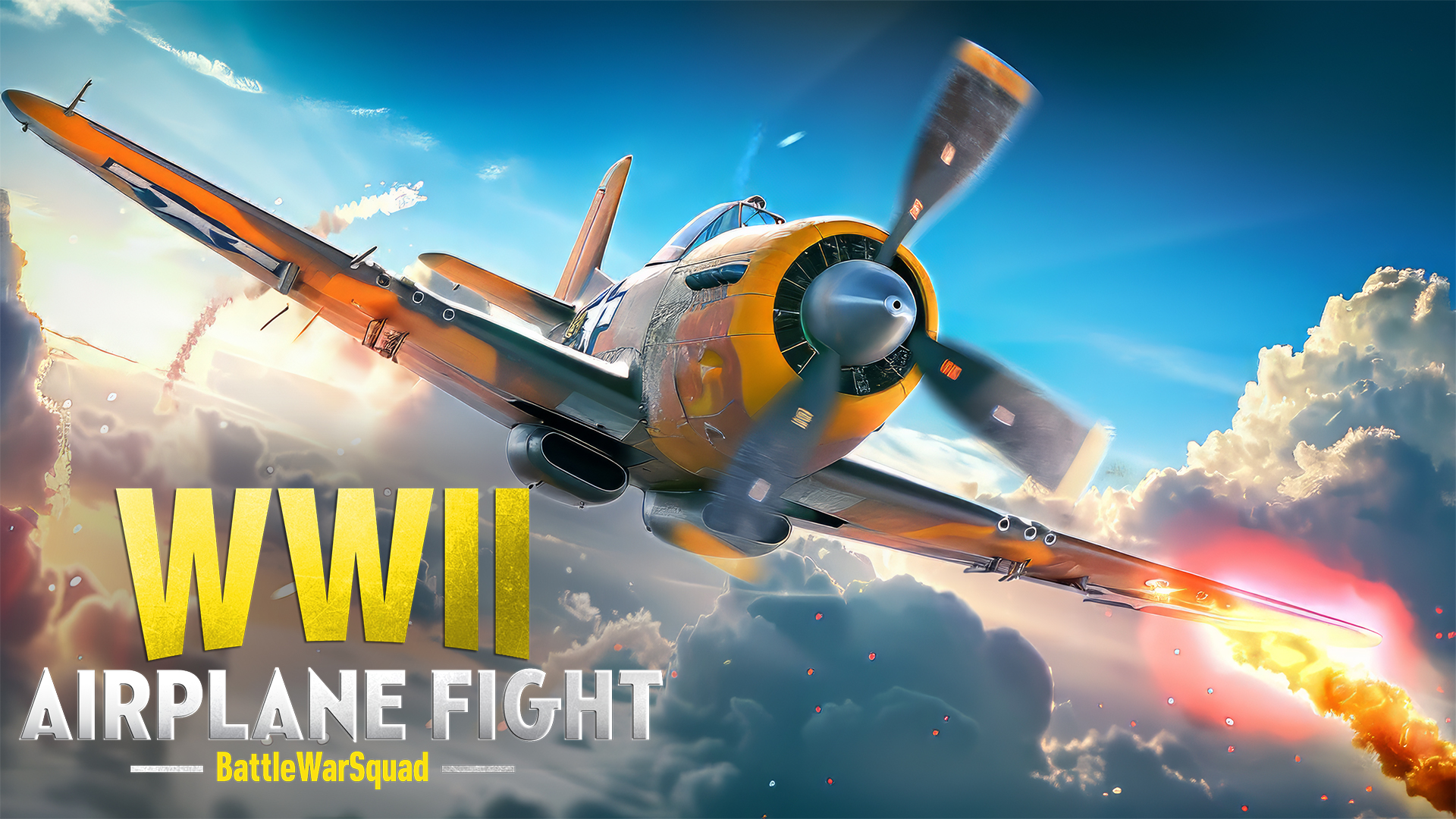 WWII AIRPLANE FIGHT - Battle War Squad: Rise of the P-40 Airplane | My ...