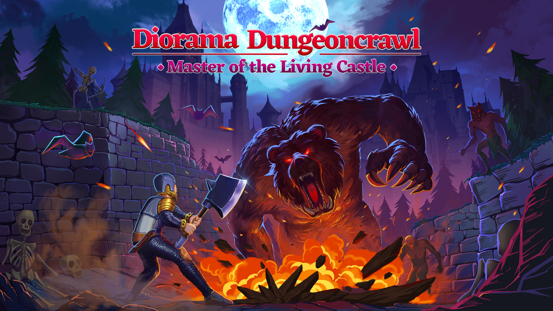 Diorama Dungeoncrawl Master Of The Living Castle My Nintendo Store
